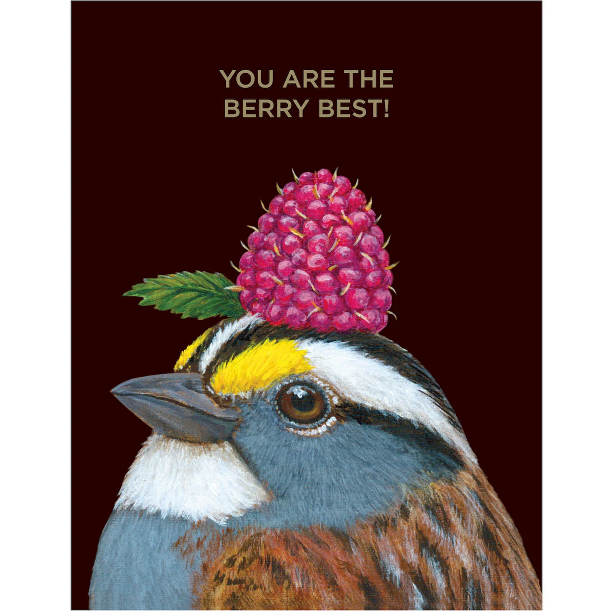 Hester & Cook Berry Best Bird Card – Green Eyed Daisy